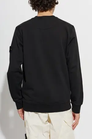 Stone Island Sweatshirt With Logo Patch