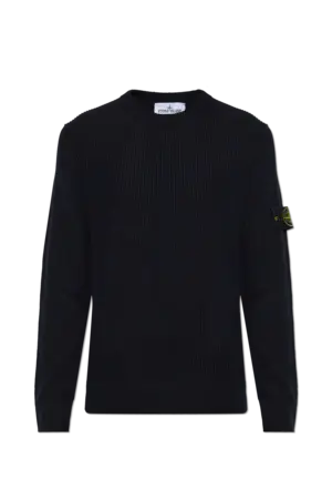 Stone Island Wool Sweater - Black