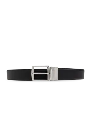 Giorgio Armani Reversible Belt - Black