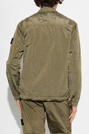Stone Island Jacket With Logo Patch