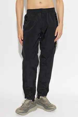 Stone Island Trousers With Logo