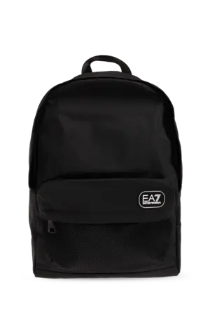 EA7 Backpack With Logo Patch - Black