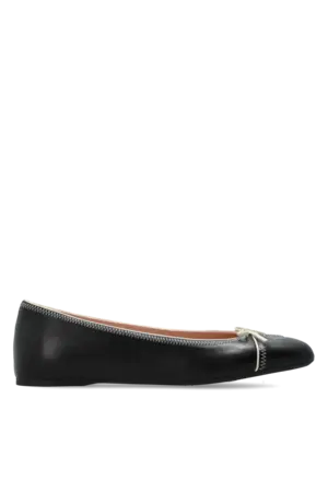 Valentino Garavani Leather Ballerinas - Black
