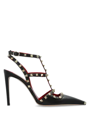 Valentino Garavani Heeled Shoes With Studs - Black