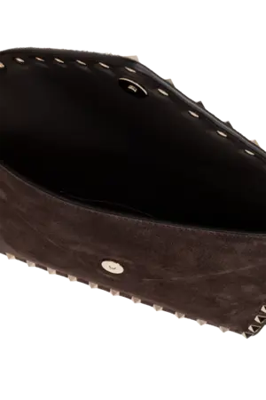 Valentino Garavani Leather Clutch With Studs