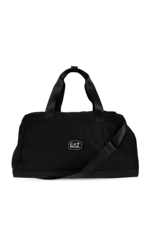 EA7 Logo Patch Carry-on Bag