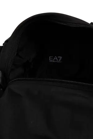 EA7 Logo Patch Carry-on Bag