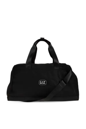 EA7 Logo Patch Carry-on Bag