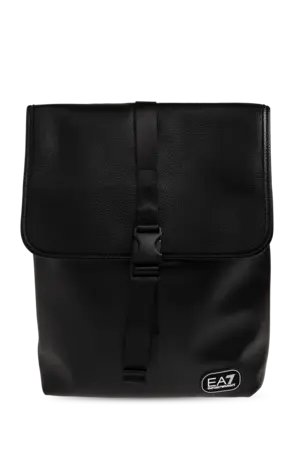 EA7 Backpack With Logo Patch - Black