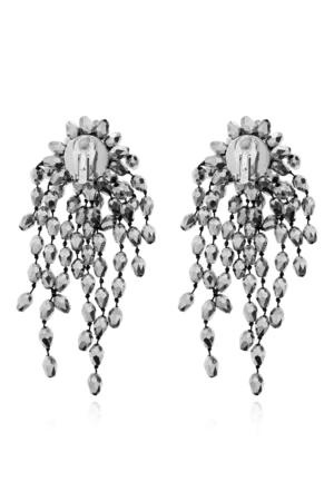 Isabel Marant Étoile Clip-on Earrings With Shimmering Crystals