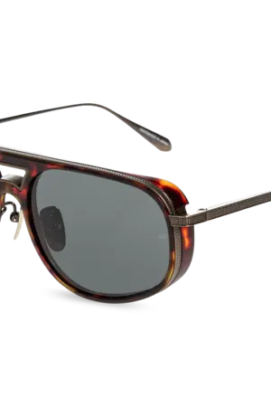 Linda Farrow Calder Sunglasses - Brown