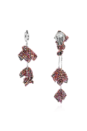 Isabel Marant Étoile Asymmetrical Crystal Earrings