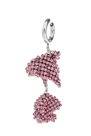 Isabel Marant Étoile Asymmetrical Crystal Drop Earrings