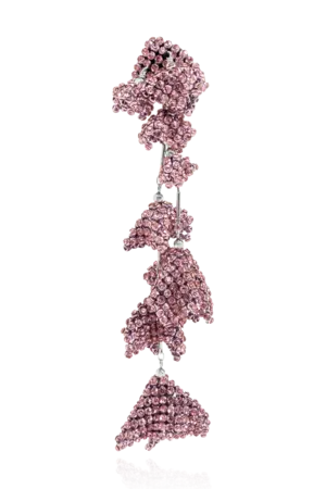 Isabel Marant Étoile Asymmetrical Crystal Drop Earrings