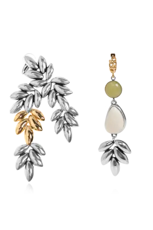 Isabel Marant Étoile Asymmetric Earrings - Silver