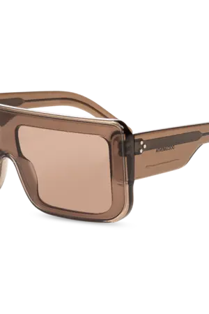 Rick Owens Geometric Shield Sunglasses