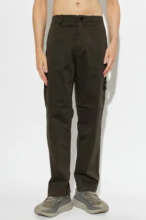 Stone Island Trousers With Logo