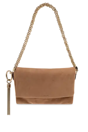 JIMMY CHOO Callie Flap’ Bag - Brown
