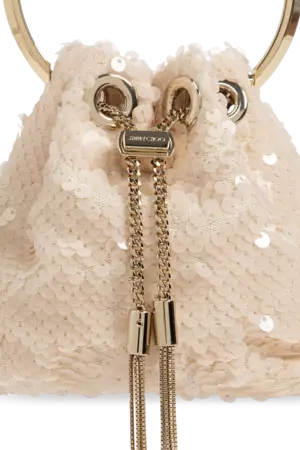 JIMMY CHOO Bon Bon Micro' Sequin Bag