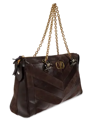 Valentino Garavani Leather Bag With Appliqués
