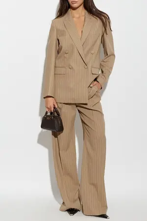 Valentino Garavani Double-breasted Pinstripe Blazer