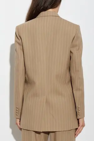 Valentino Garavani Double-breasted Pinstripe Blazer