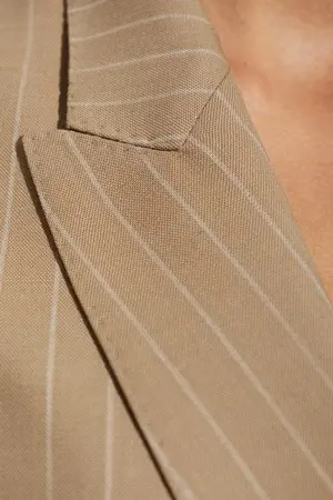 Valentino Garavani Double-breasted Pinstripe Blazer