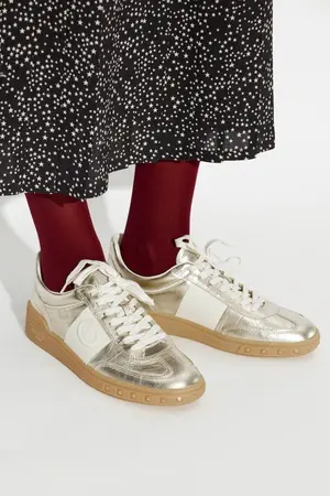 Valentino Garavani Leather Sports Shoes With Logo