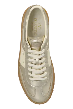 Valentino Garavani Leather Sports Shoes With Logo