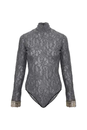 Valentino Garavani Lace Bodysuit - Blue