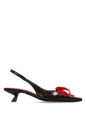 Marni Leather Heeled Shoes - Brown