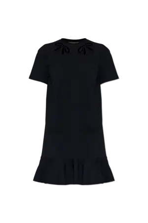 Valentino Garavani Dress With Velvet Appliqués