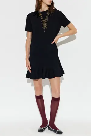 Valentino Garavani Dress With Velvet Appliqués