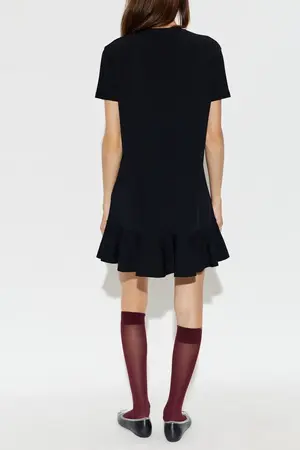Valentino Garavani Dress With Velvet Appliqués