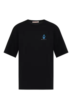 Marni T-shirt With Logo - Black