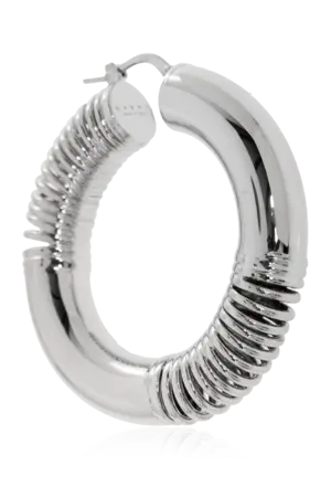 Marni Tone Brass Hoop Earrings