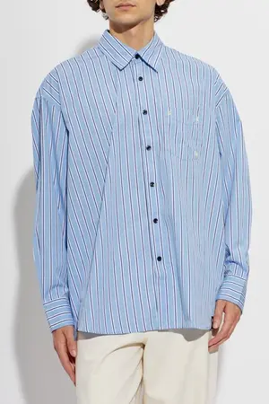 Palm Angels Shirt With Stripe Pattern