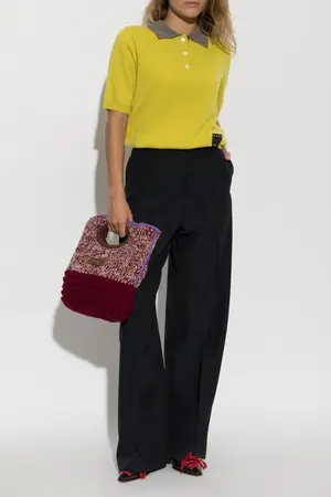 Marni Creased High-waisted Trousers