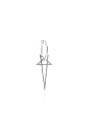 Rick Owens Single Earring - Silver