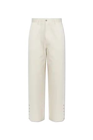 Palm Angels Straight-leg Trousers - Cream