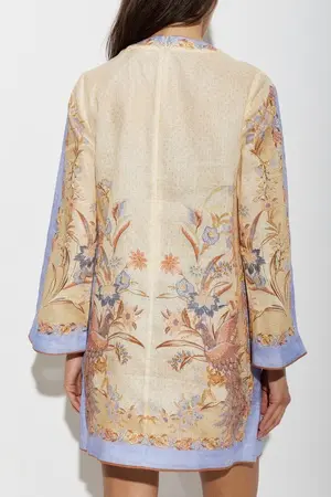 Zimmermann Linen Dress With Print