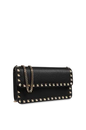 Valentino Garavani Leather Wallet On A Chain