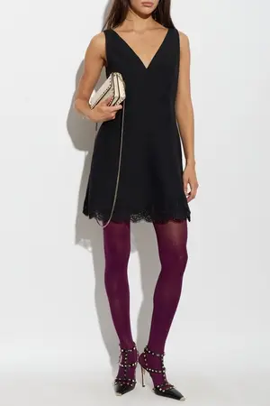 Valentino Garavani Dress With Lace Trim