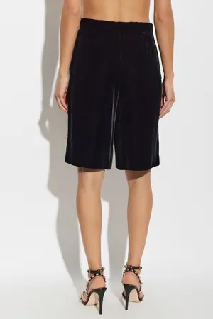 Valentino Garavani Velvet Shorts