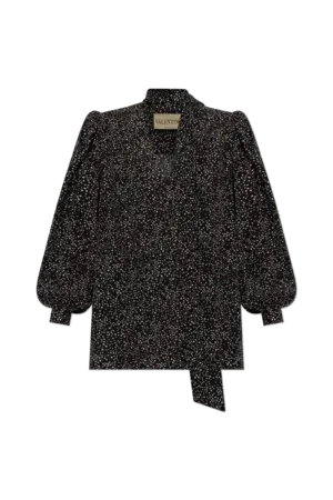 Valentino Garavani Silk Shirt - Black