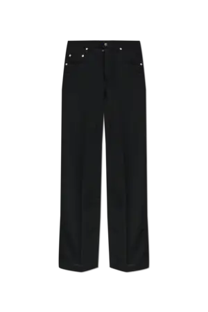 Rick Owens Wool Trousers - Black