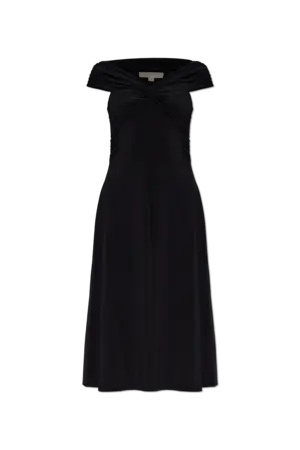 Michael Kors Dress With Ruching - Black