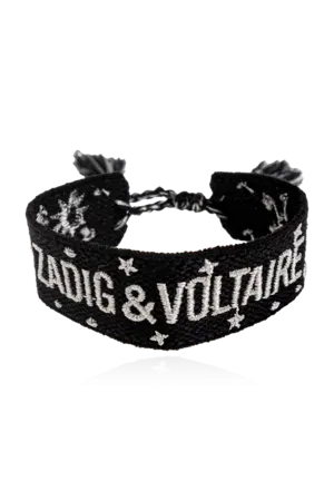 Zadig&Voltaire Bracelet With Logo - Black