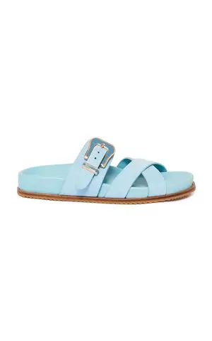 Gabriela Hearst Circe Flat - Light Blue