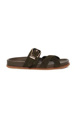 Gabriela Hearst Circe Flat - Olive